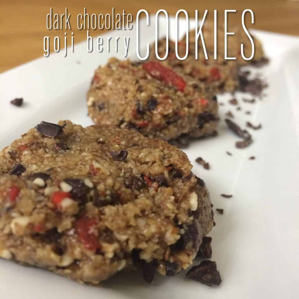 Dark Chocolate Goji Berry Cookies (gluten free, dairy free) - The Betty ...
