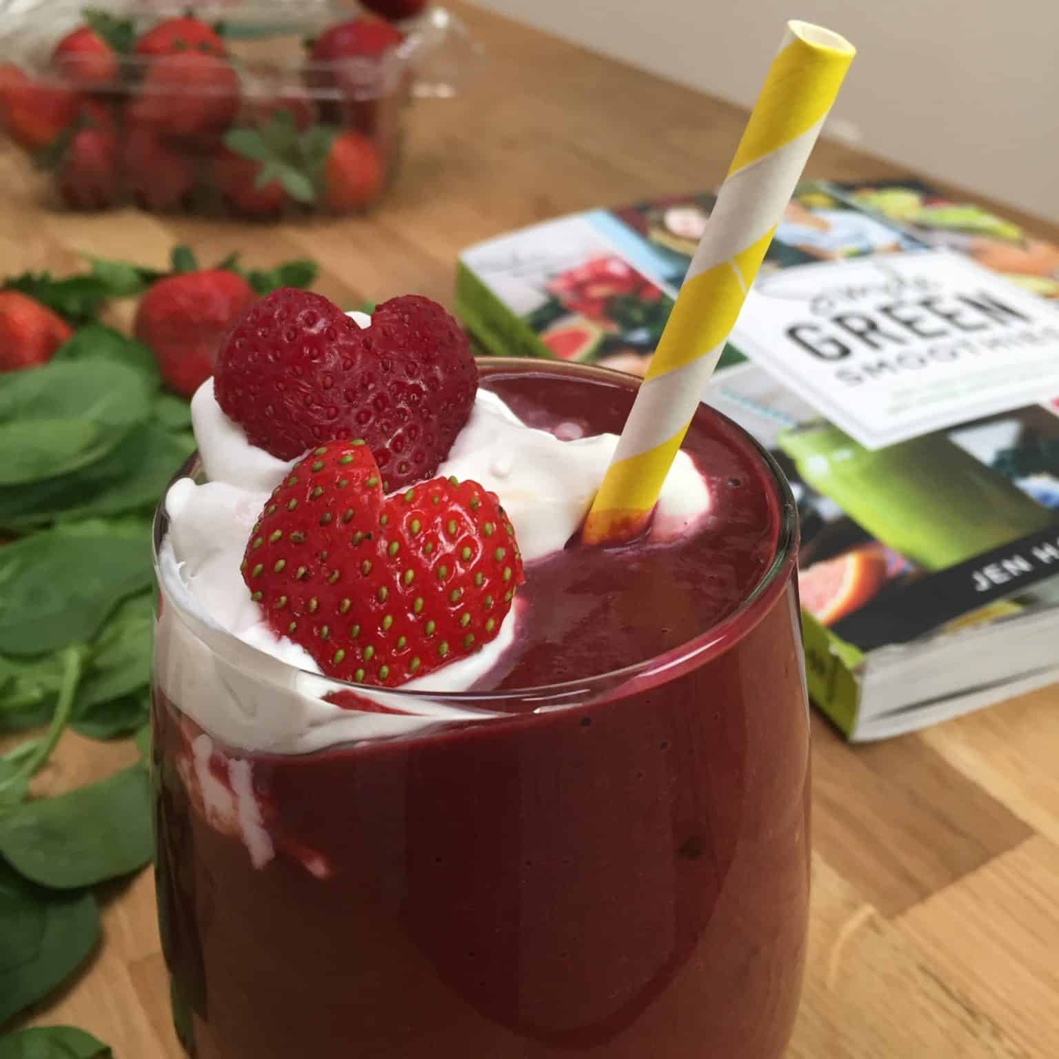 Red Velvet Smoothie - The Betty Rocker