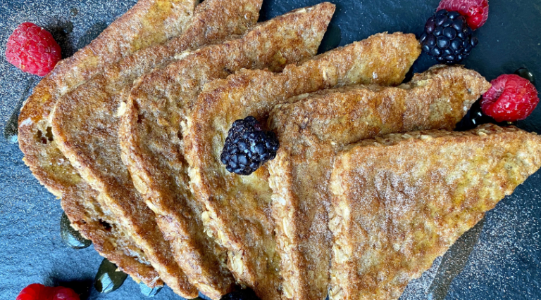 Vanilla Protein French Toast - The Betty Rocker