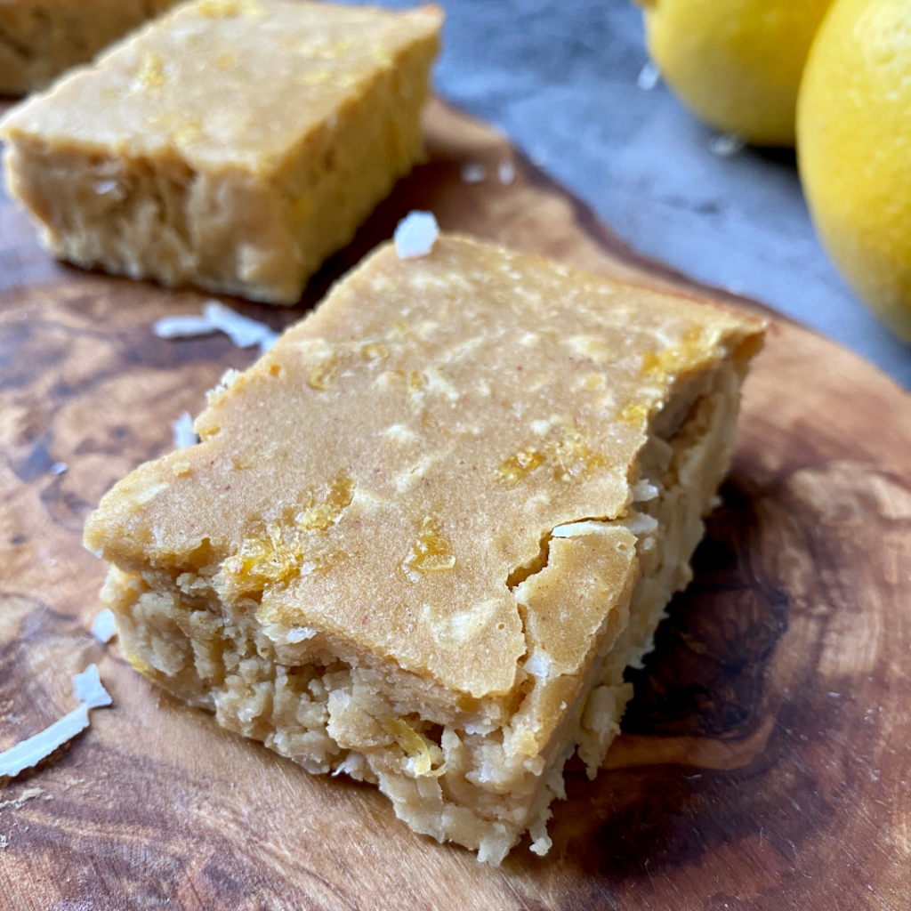 Lemon Protein Bars - The Betty Rocker