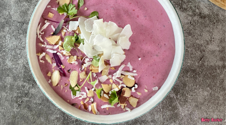 Raspberry Chia Protein Bowl - The Betty Rocker