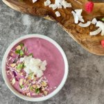 Raspberry Chia Protein Bowl - The Betty Rocker