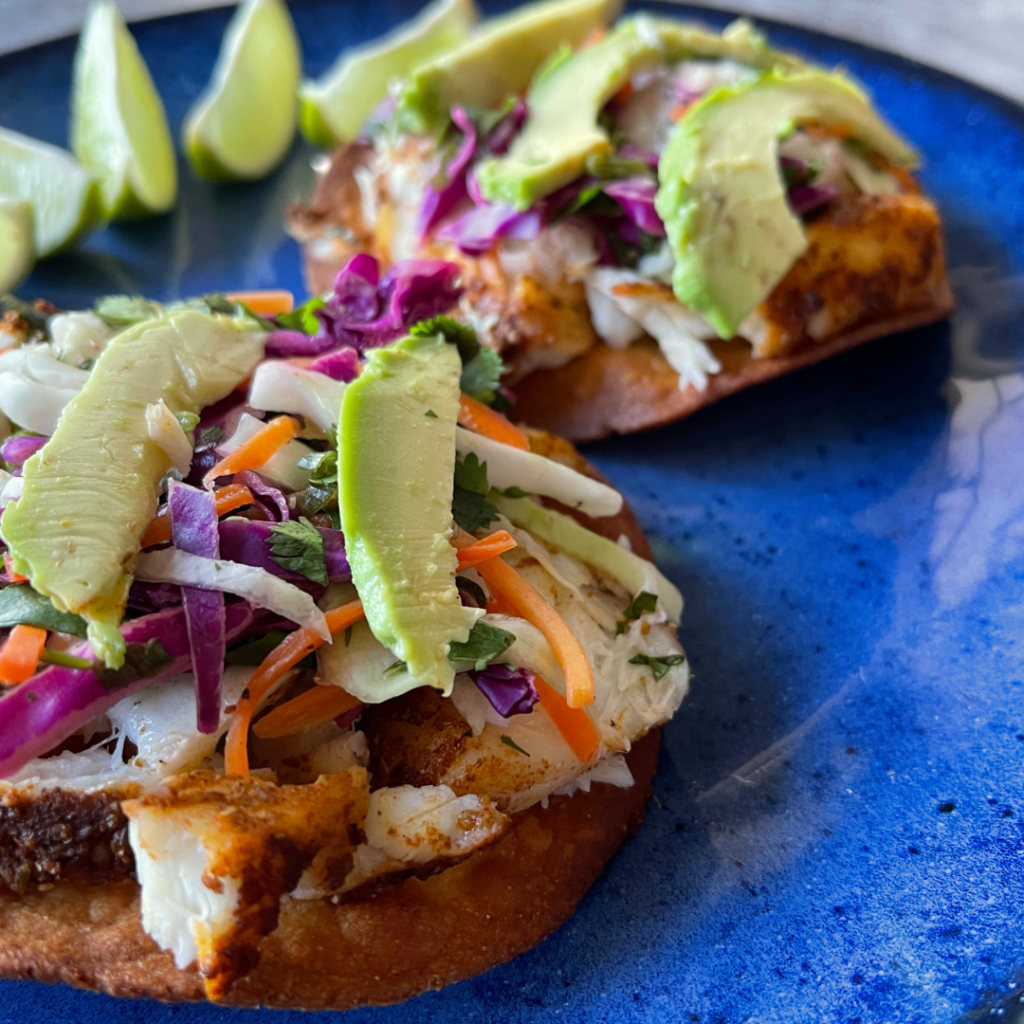 Fish Tacos with Cilantro Lime Slaw - The Betty Rocker