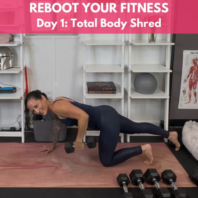 Reboot Your Fitness Challenge Day 1: Total Body Shred - The Betty Rocker