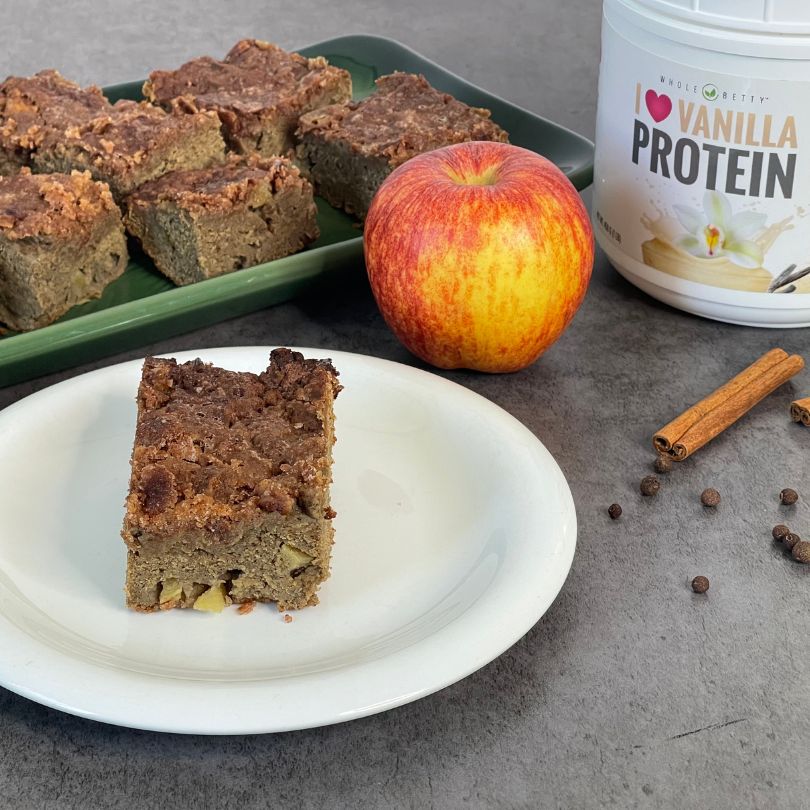 Apple Protein Spice Cake (low sugar) - The Betty Rocker